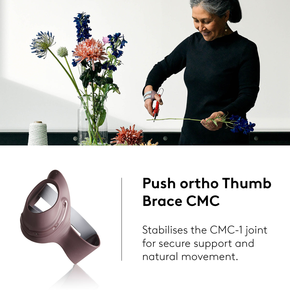 Push Braces CMC Ortho Thumb Brace for CMC Osteoarthritis – Vivomed