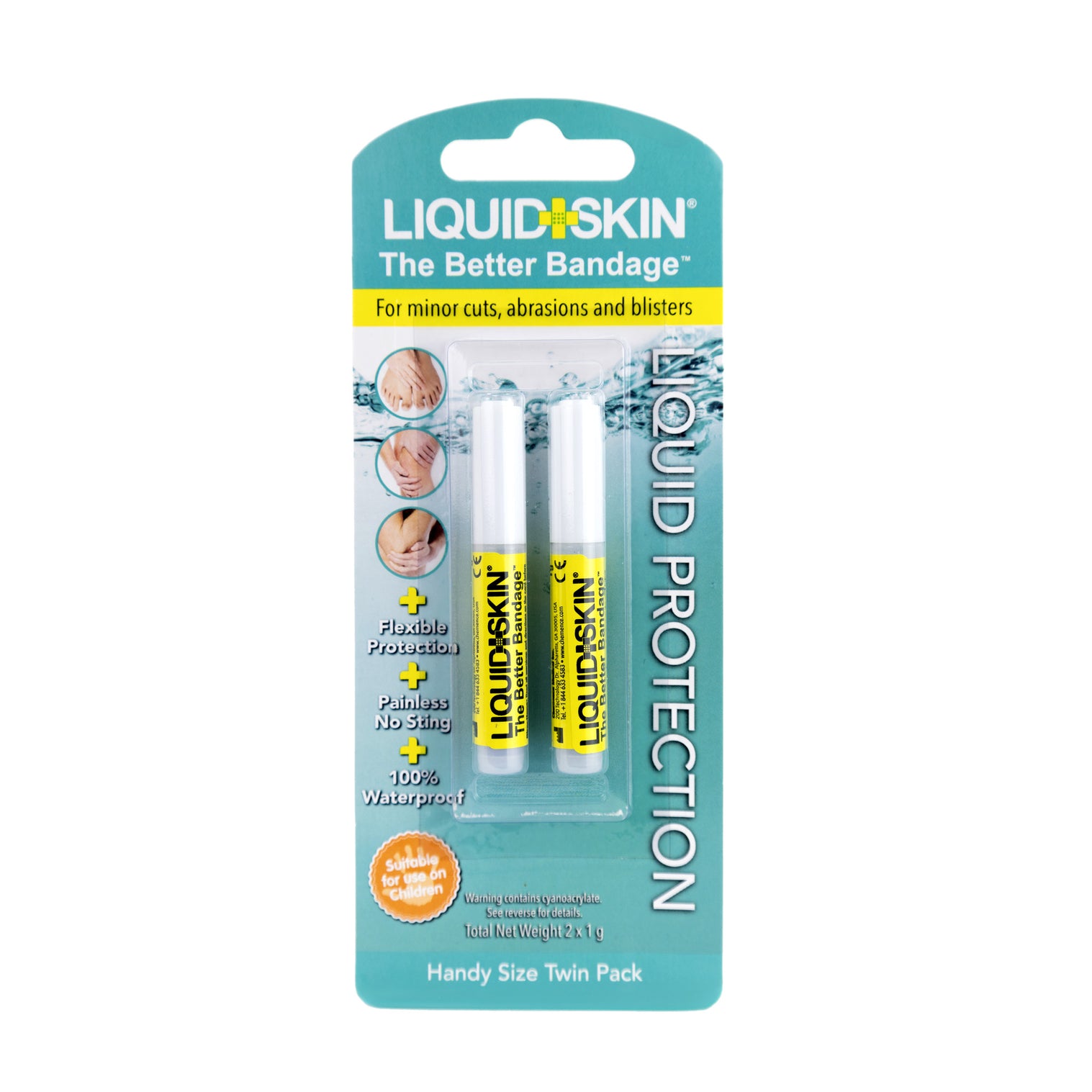 LiquidSkin® Liquid Bandage – Waterproof Skin Protectant for Cuts & Bli ...